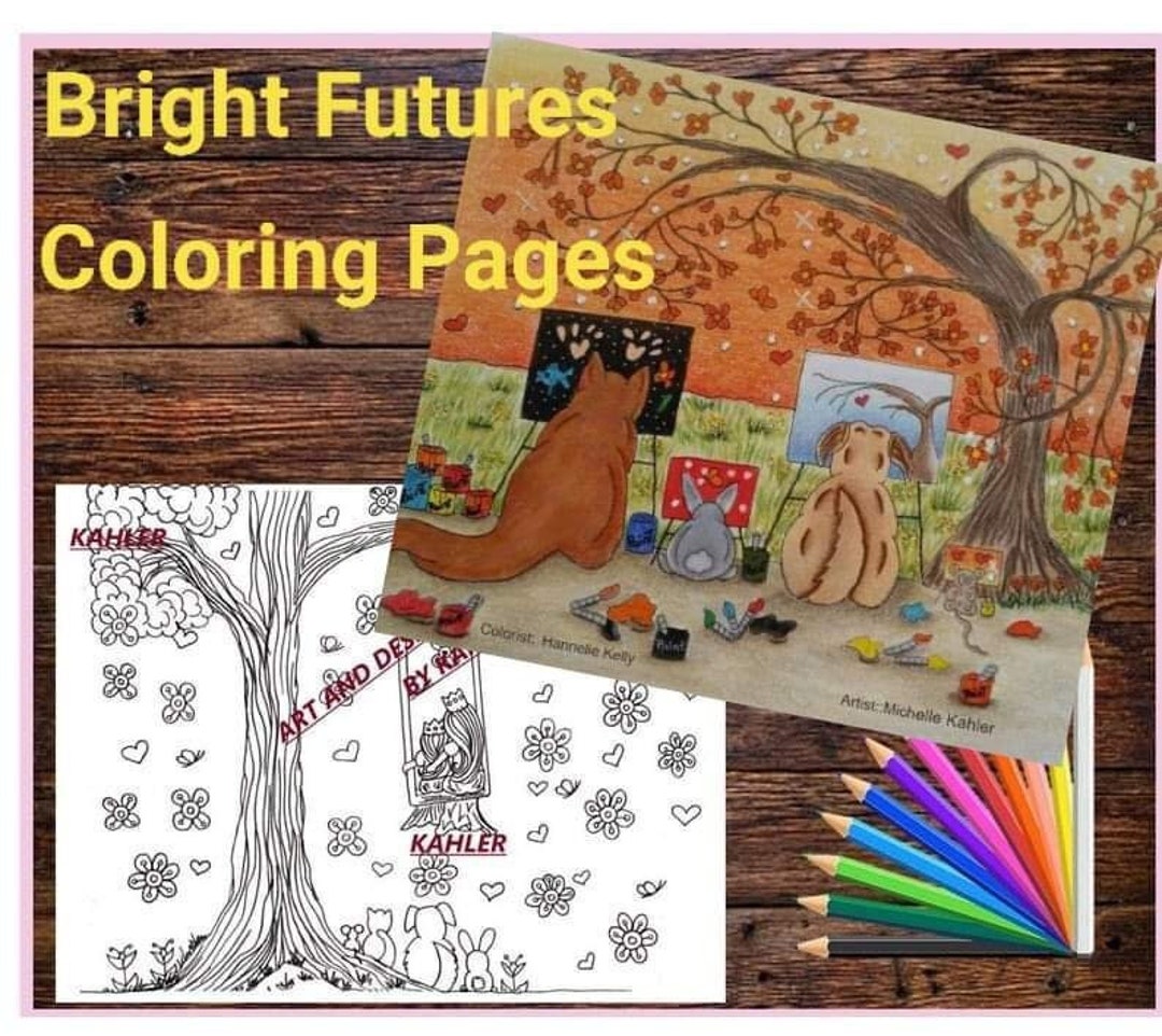 2 Printable Coloring Pages of " Bright Futures and Mother's Love ...
