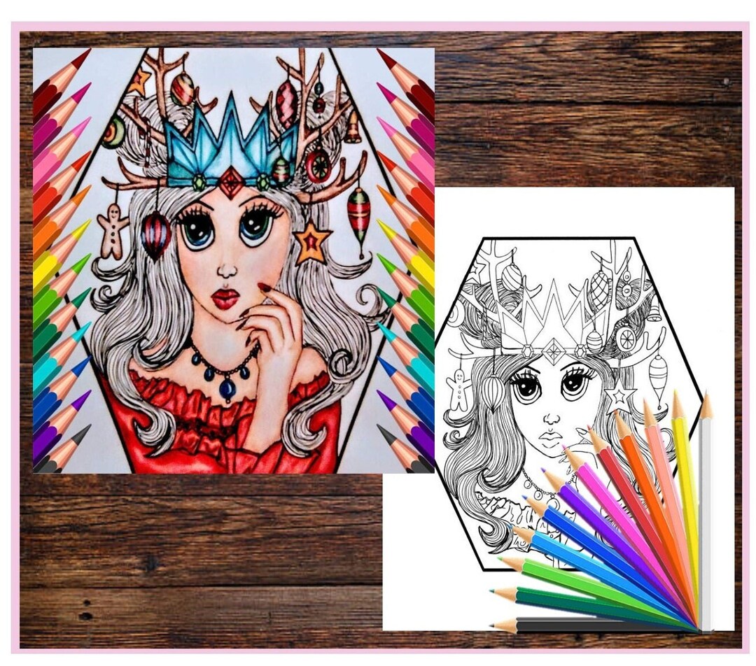 Christmas Coloring Page. Printable Dolly Sue Dashing's Christmas ...