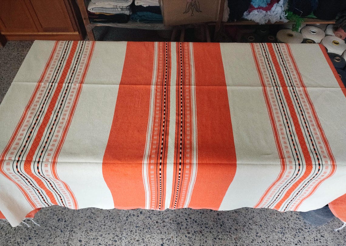 Handmade Colorful Mexican Tablecloths: Cotton Dining Table Cover ...