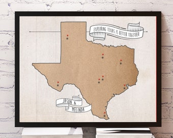 Pin Adventure Map - Etsy