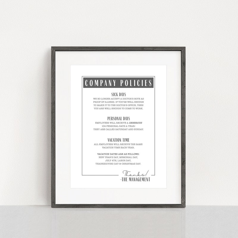 Funny Office Signs - Etsy