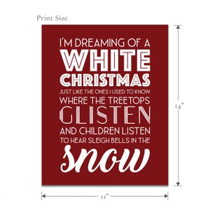 White Christmas Movie Quote Print - 11x14 Holiday Home Decor - Etsy
