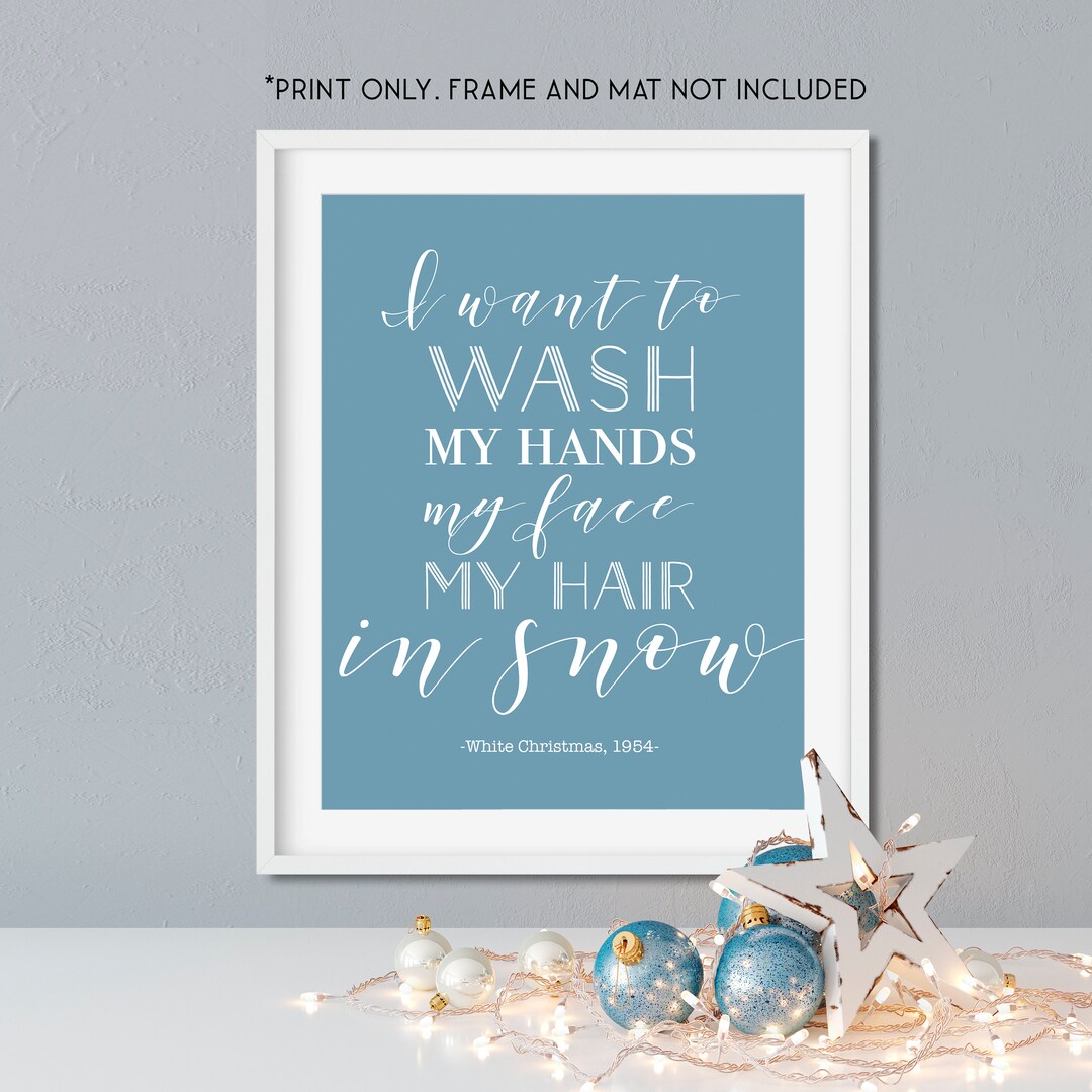 White Christmas Movie Quote Print – 11x14 Christmas Home Decor - Etsy