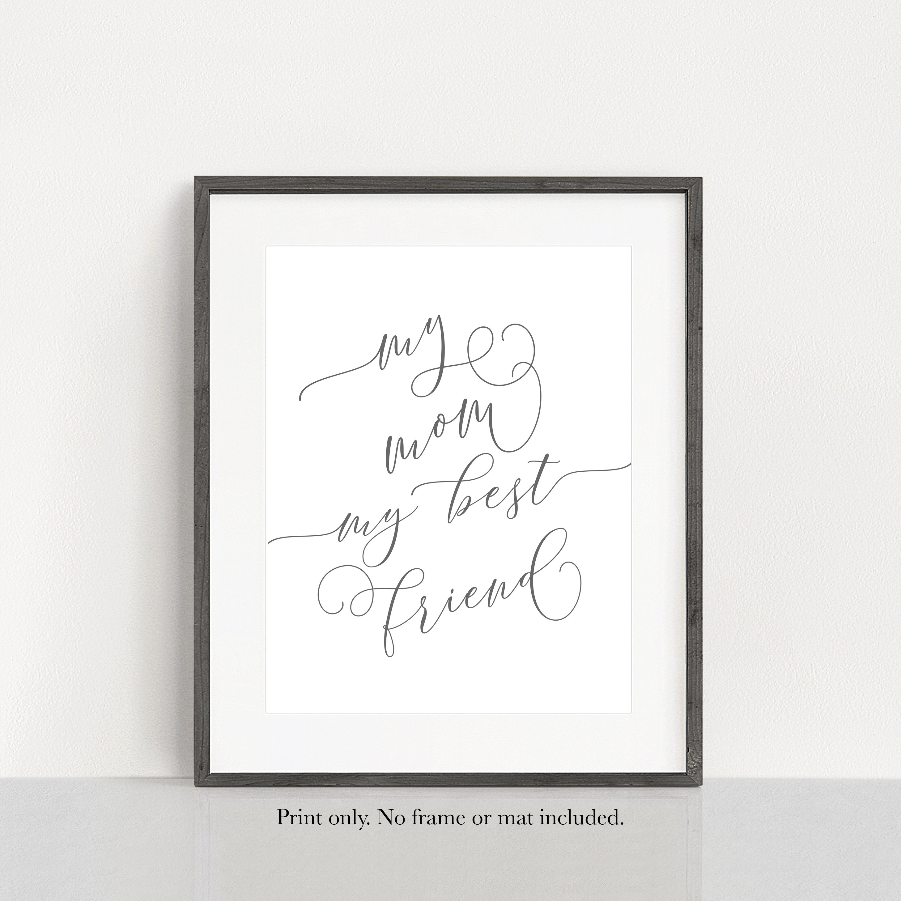 My Mom My Best Friend Mom Life Mother's Day New Mom | Etsy