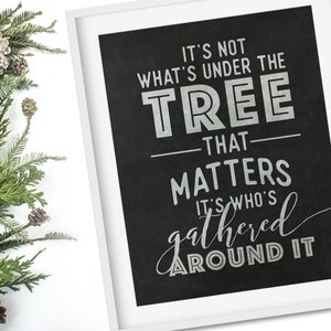 It's Not What's Under the Tree That Matters but Who is Gathered Around ...