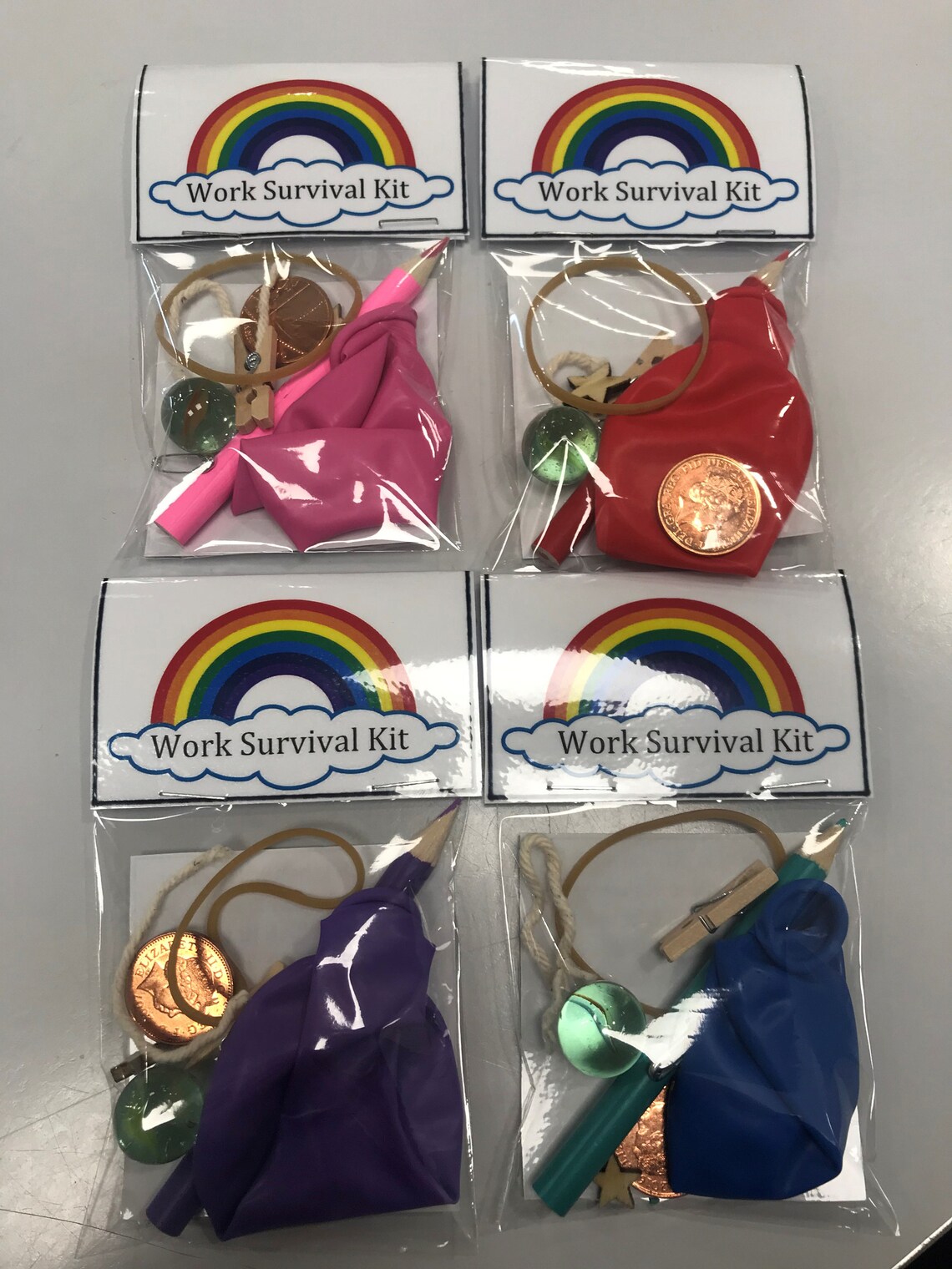 Work Survival Kit - New Job - Well Done - Novelty Gift - Thank You ...