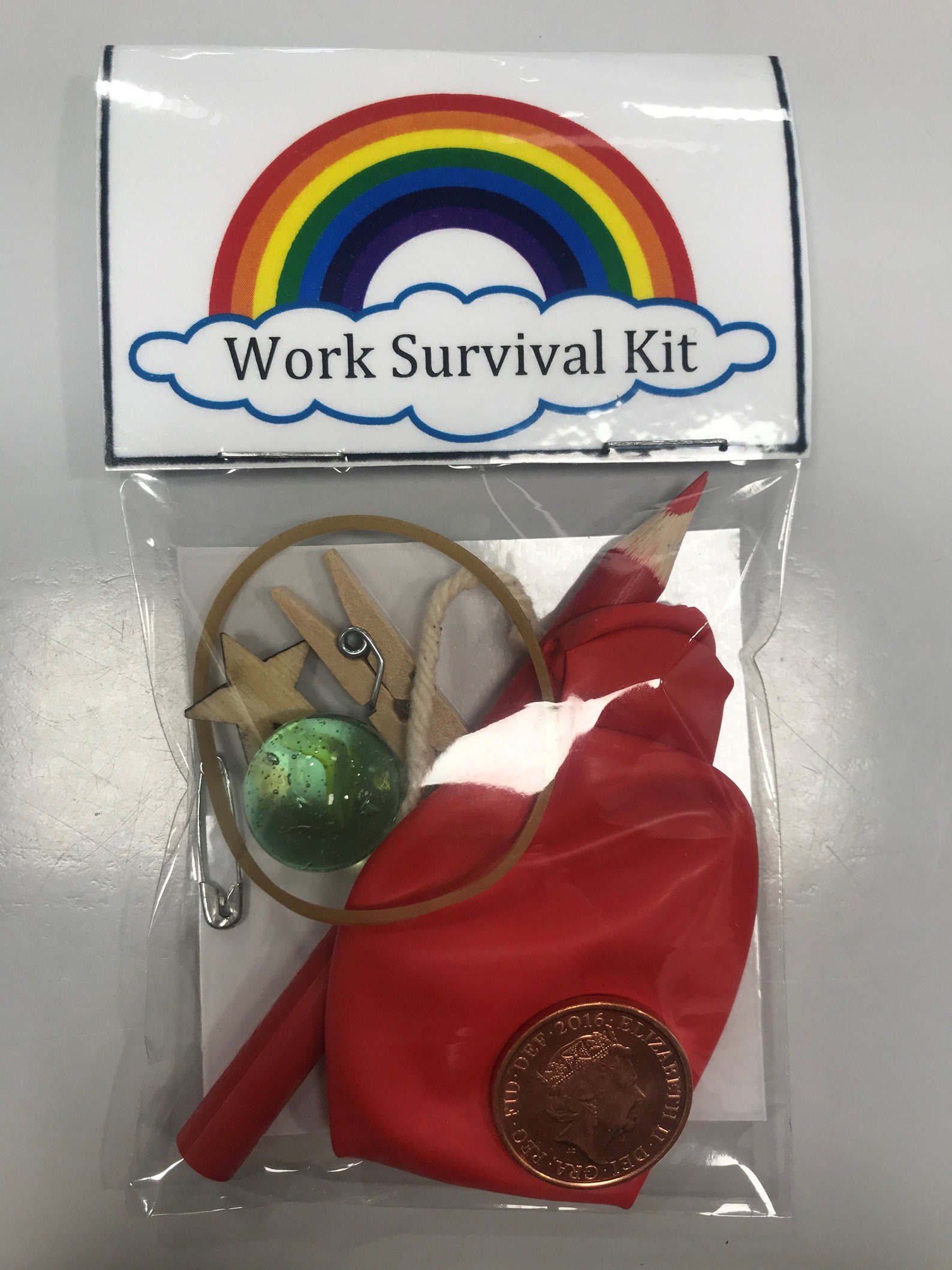 Work Survival Kit - New Job - Well Done - Novelty Gift - Thank You ...