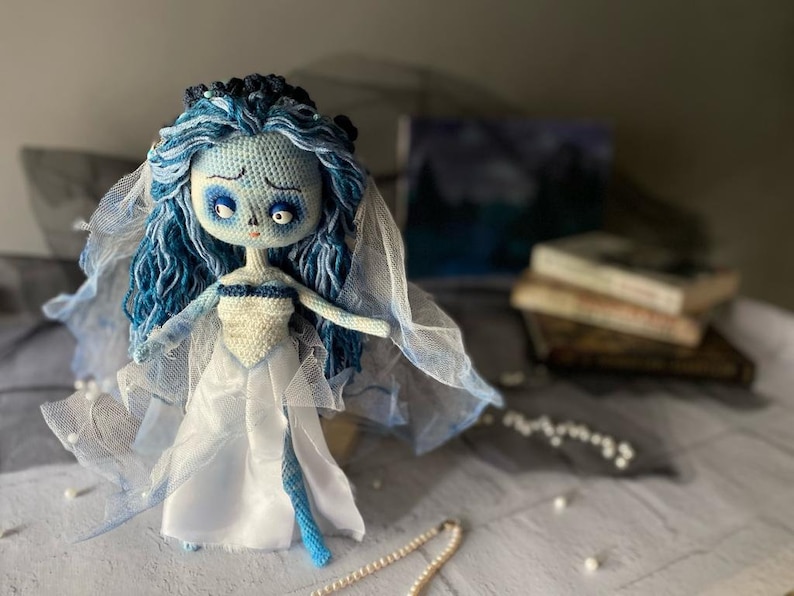 Chibi Corpse Bride Crochet Pattern: Amigurumi Doll (PDF Pattern ...
