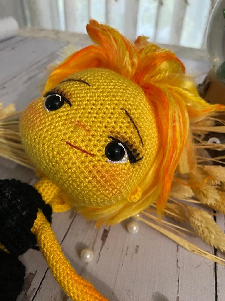 Ember Lumen Fire From Elemental Movie, English Crochet Pattern ...