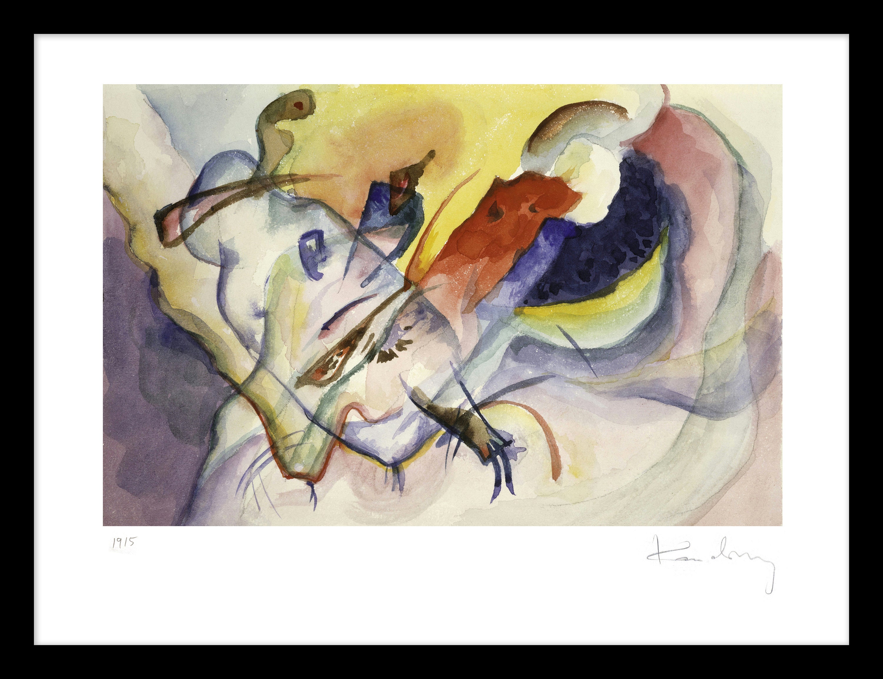 Wassily Kandinsky - Untitled - Original Lithograph with Signature ...