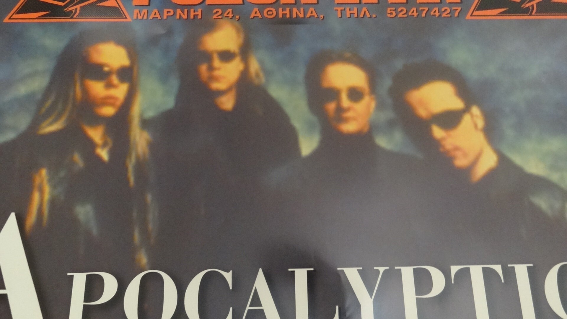 Original APOCALYPTICA' VTG POSTER 1999 Finland Metal Rock Band Live ...