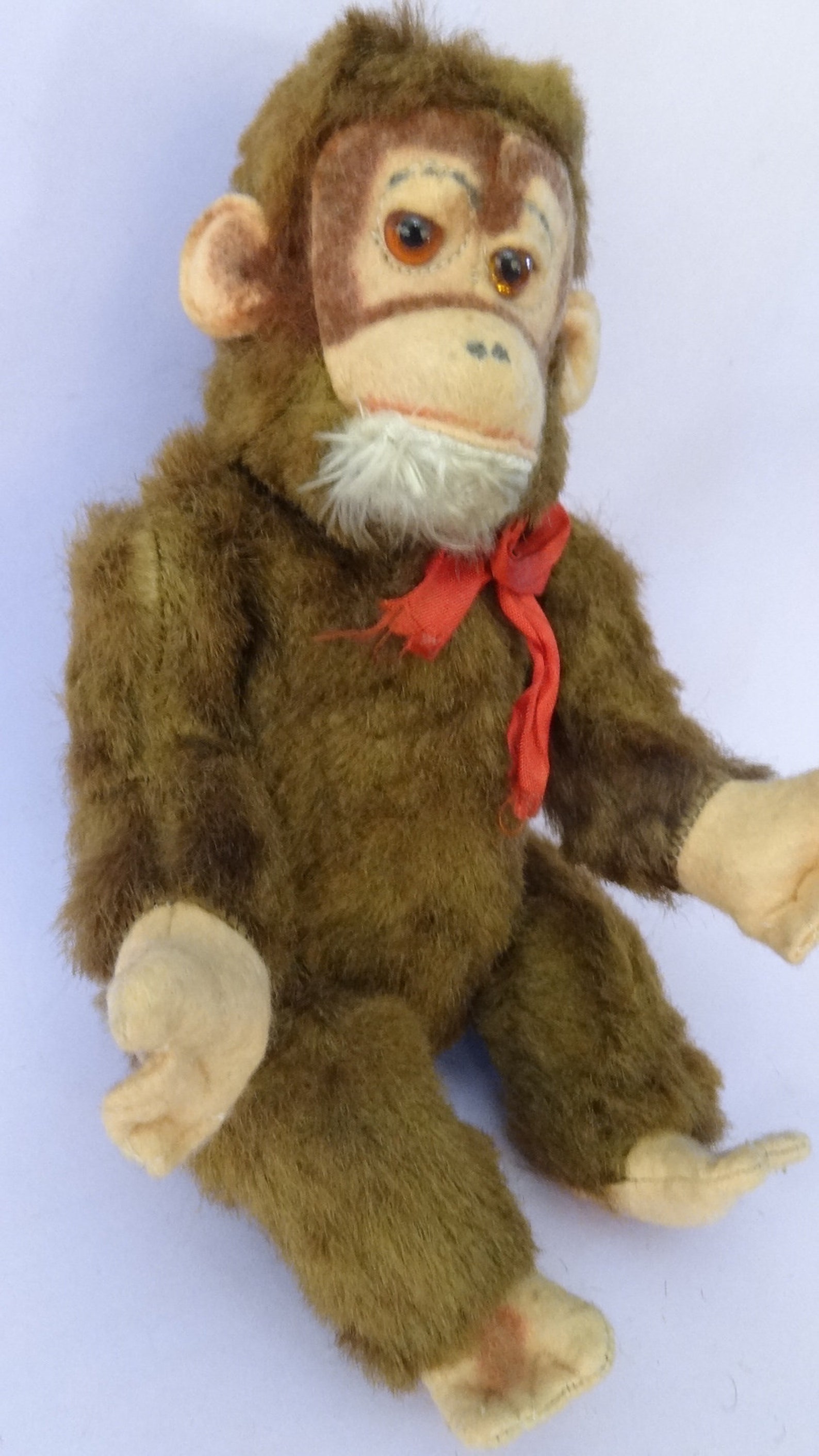 Vtg STUFFED MONKEY DOLL 1960's Steiff Plush Jointed - Etsy