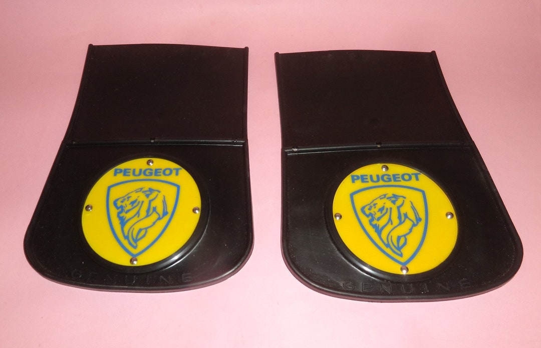 Vtg PEUGEOT MUD FLAPS 1970's 2 Old Stock Car Mud Tire - Etsy