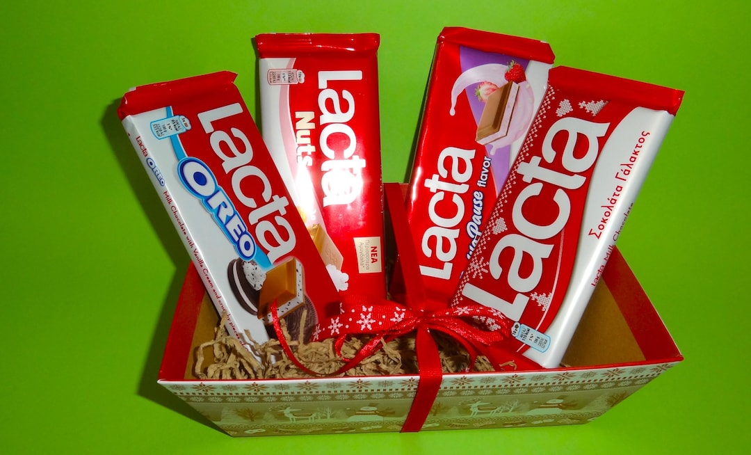 LACTA MILK CHOCOLATE Bars 4 X 100 Gr., Greece Greek Treat Box Best ...