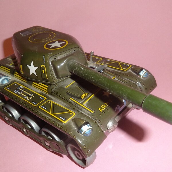 Vintage Toy Tank - Etsy