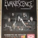 ORIGINAL EVANESCENCE POSTER Live Concert Rock Metal Band 2007 ...