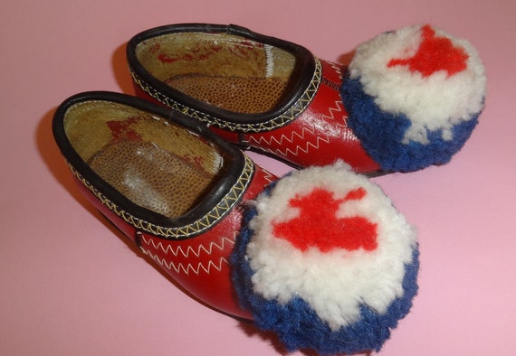 Vtg GREEK TSAROUCHIA TRADITIONAL Tsolias Shoes 1970's… - Gem