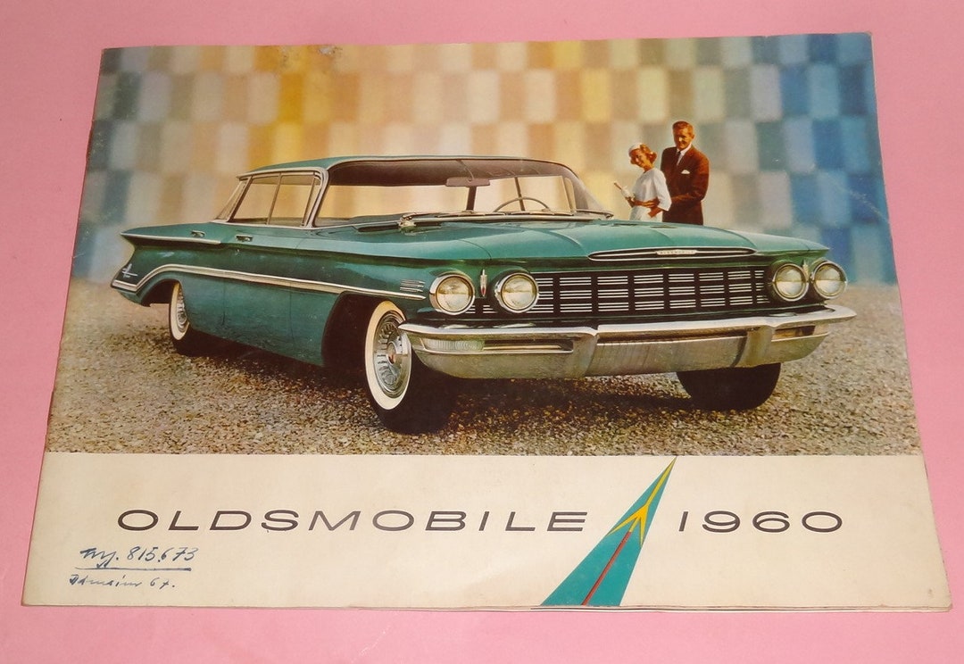 Vtg OLDSMOBILE 1960 GENERAL MOTORS Car Sales Advertising Booklet ...
