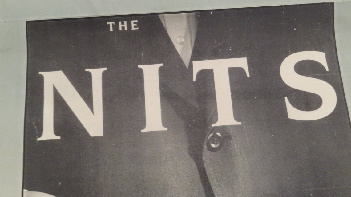 Vtg Original THE NITS POSTER 1991 Giant Normal Dwarf Live - Etsy