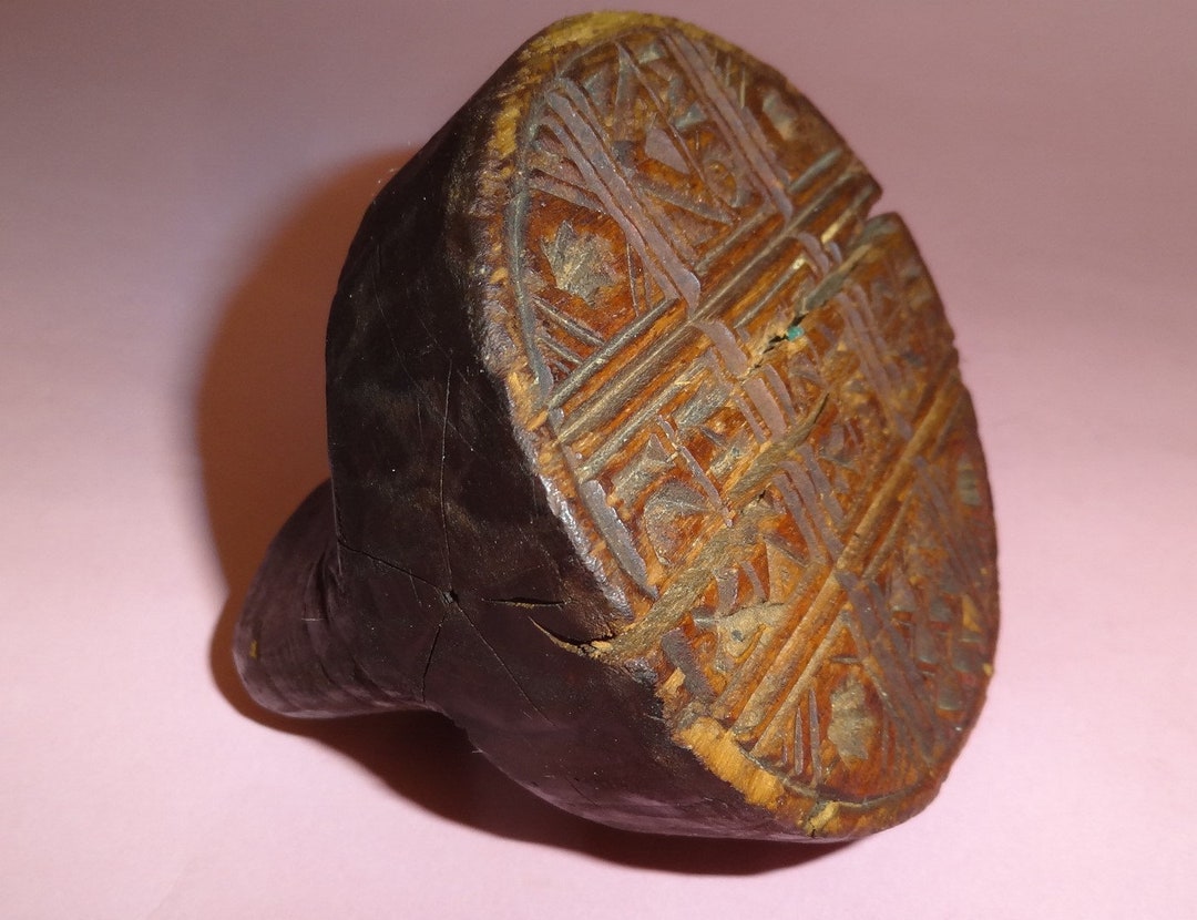 Vtg HANDMADE BREAD SEAL Stamp Greek Prosphoron Greece 1950's, Greek ...