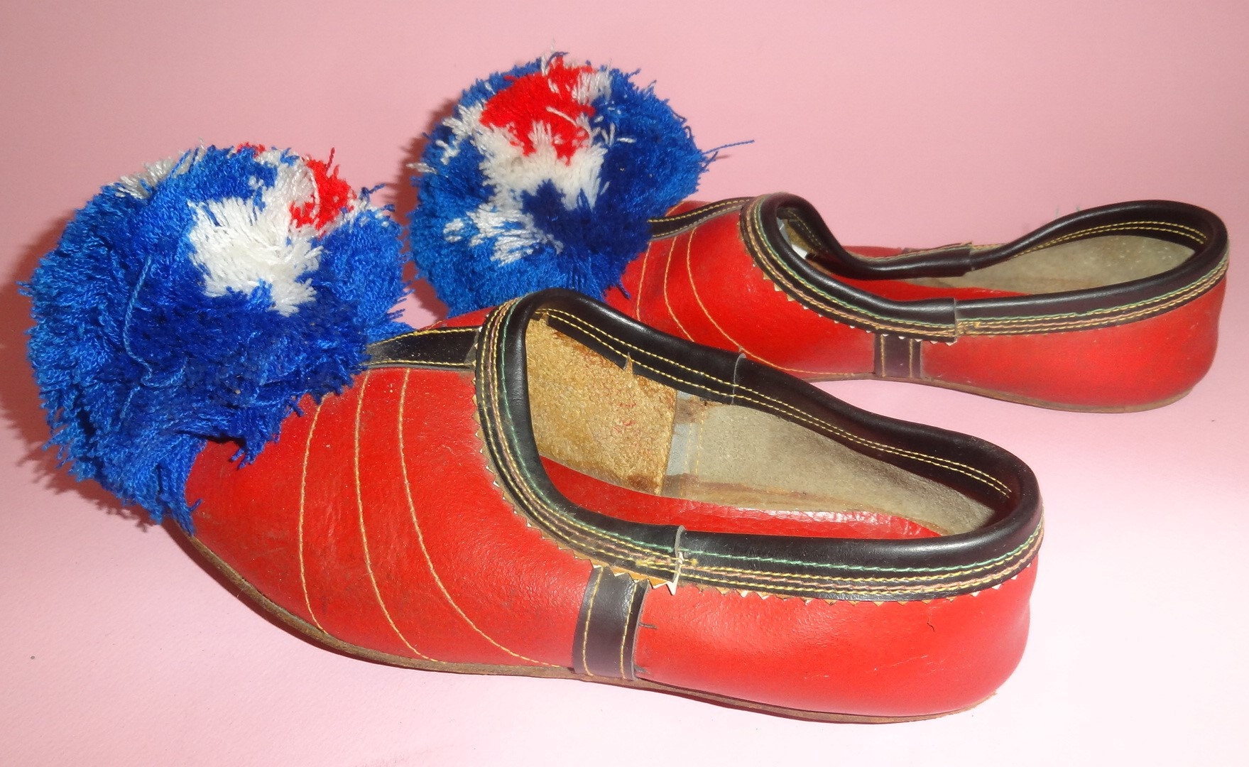 GREEK TSAROUCHIA TRADITIONAL Tsolias Shoes 1970's, Greece Handcrafted ...