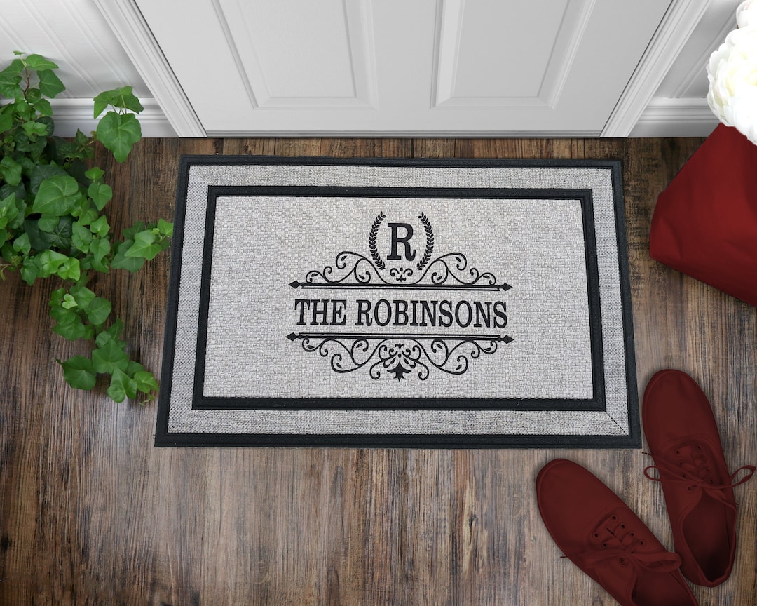PERSONALIZED DOOR MAT / Custom Doormat / Front Door Mat/ Personalized ...