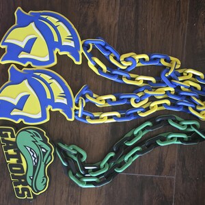 Oversized Custom 3D Printed Chain, Personalized Spirit Chain for Game ...