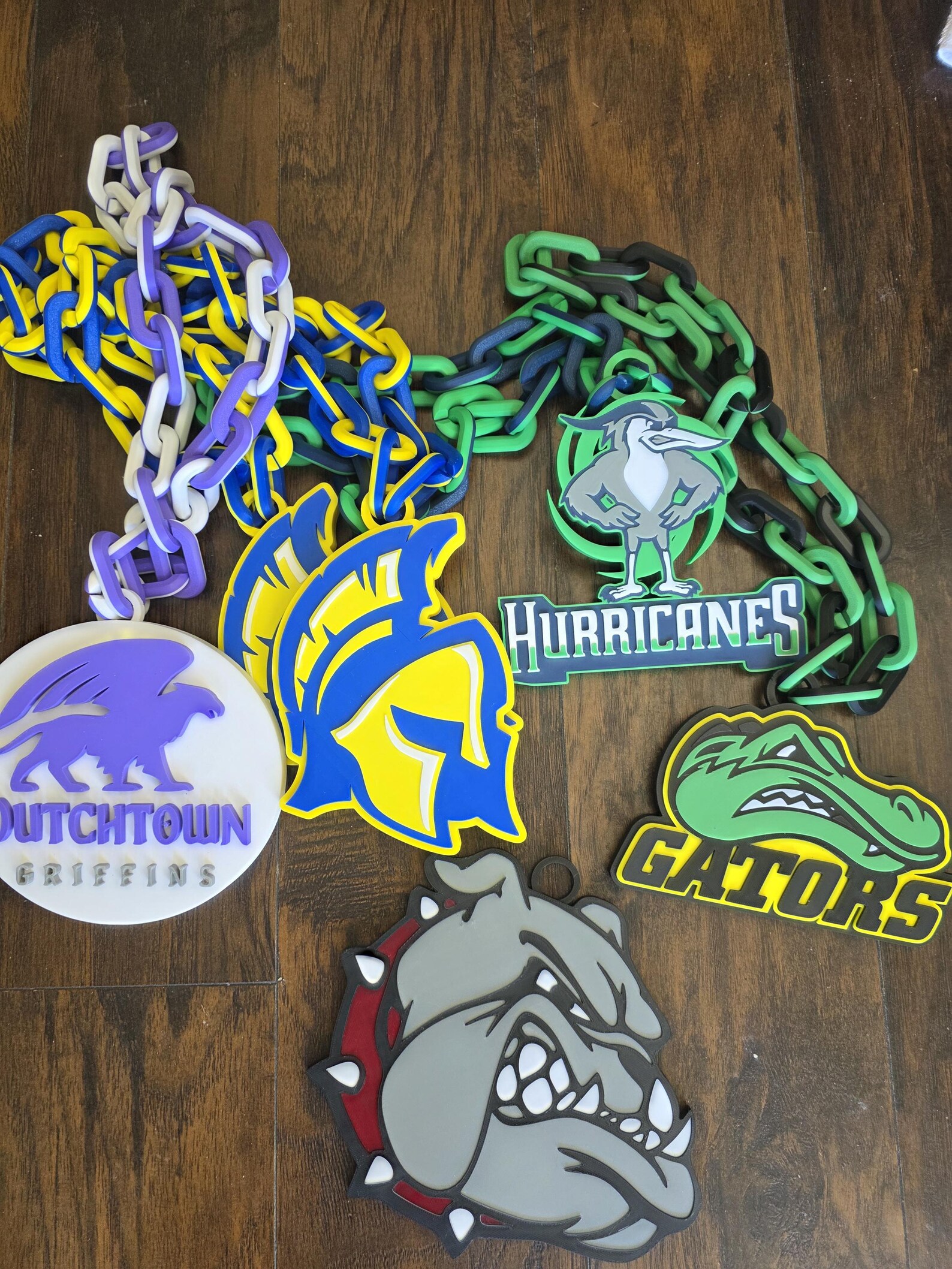 Oversized Custom 3D Printed Chain, Personalized Spirit Chain for Game ...