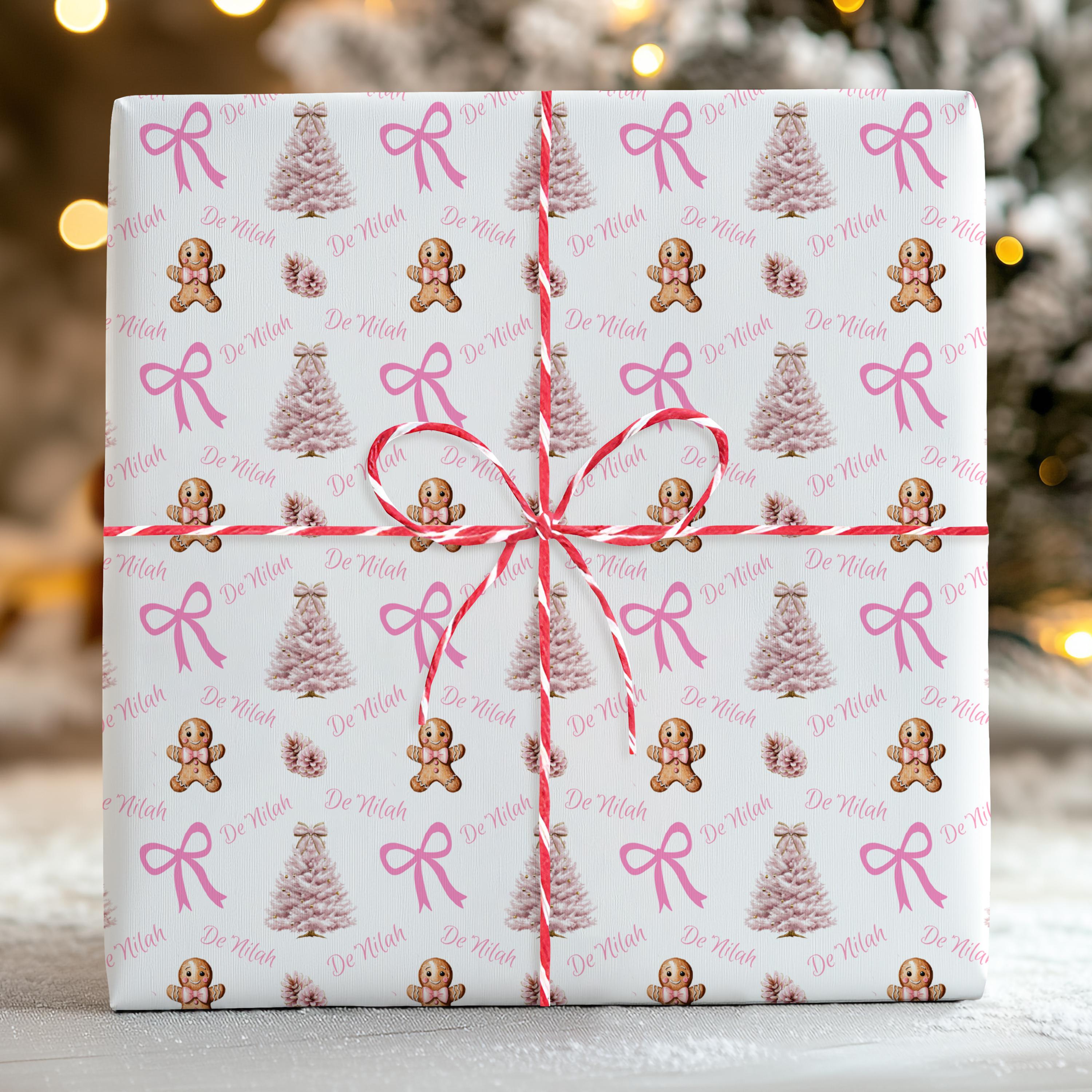 Gift Wrapping Paper, Christmas Wrapping Paper, Personalized Wrapping ...