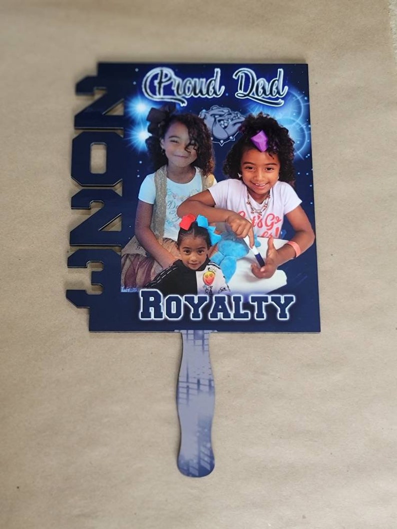 Graduation Sublimation Fan Printed, 2023 Sublimation Fan, MDF Paddle ...
