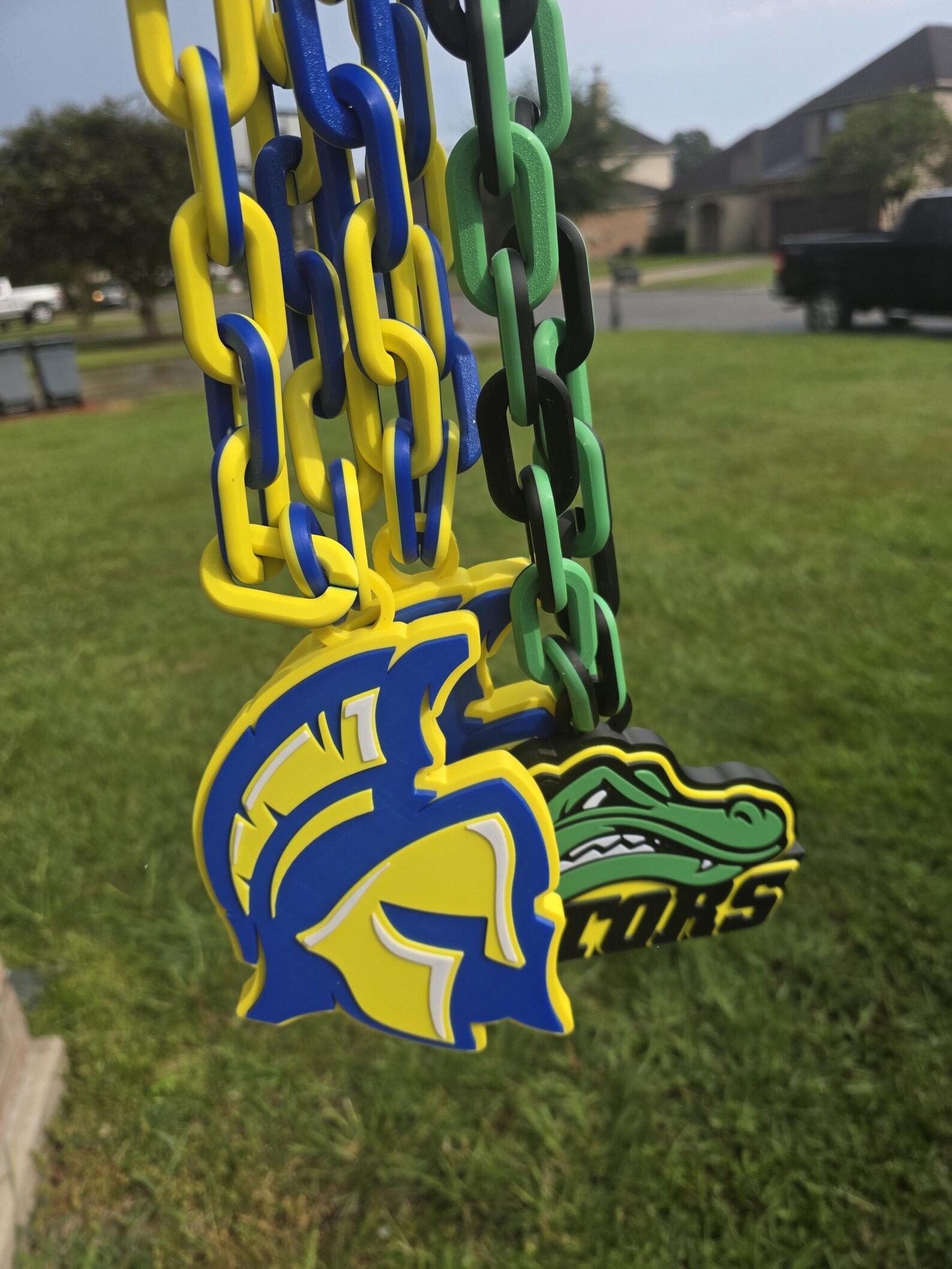 Oversized Custom 3D Printed Chain, Personalized Spirit Chain for Game ...