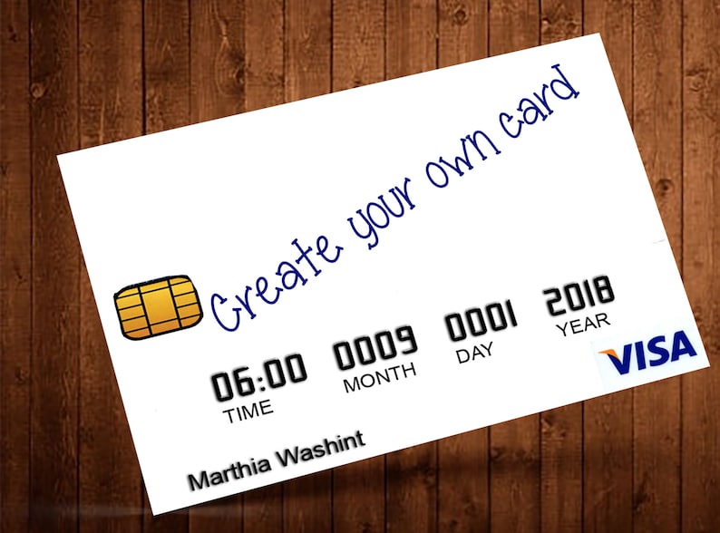 Credit Card Invitation Birthday Credit Card Invitation | Etsy