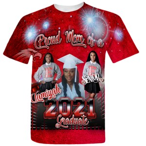 Graduation 3D Shirt, All Over Graduation Shirt, Senior 2025, Custom ...