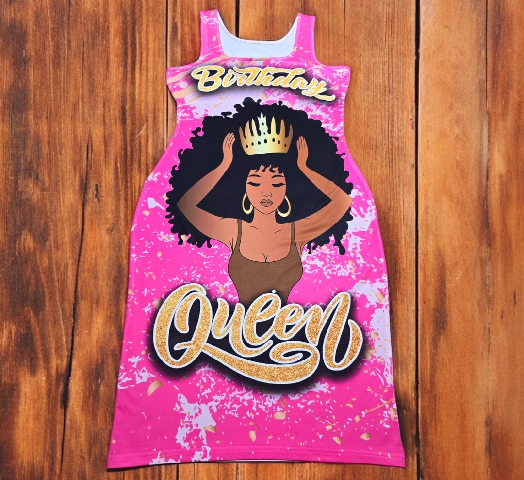 Birthday Dress Outfit, 3D Sublimation Dress, All Over Print Dress ...
