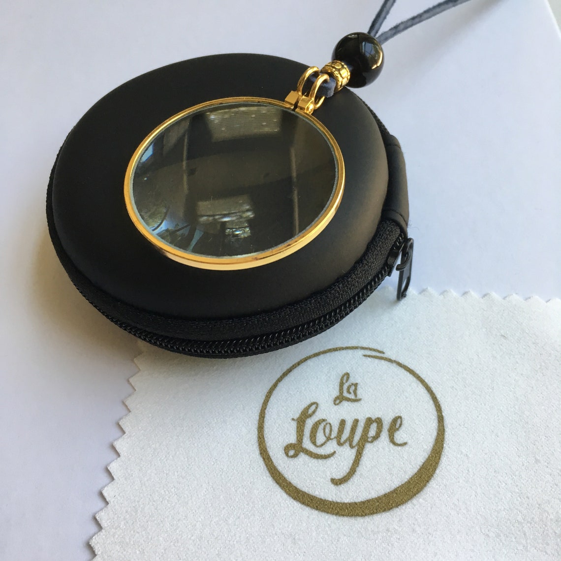 Magnifying Necklace Healing Gem Stone Monocle Necklace - Etsy