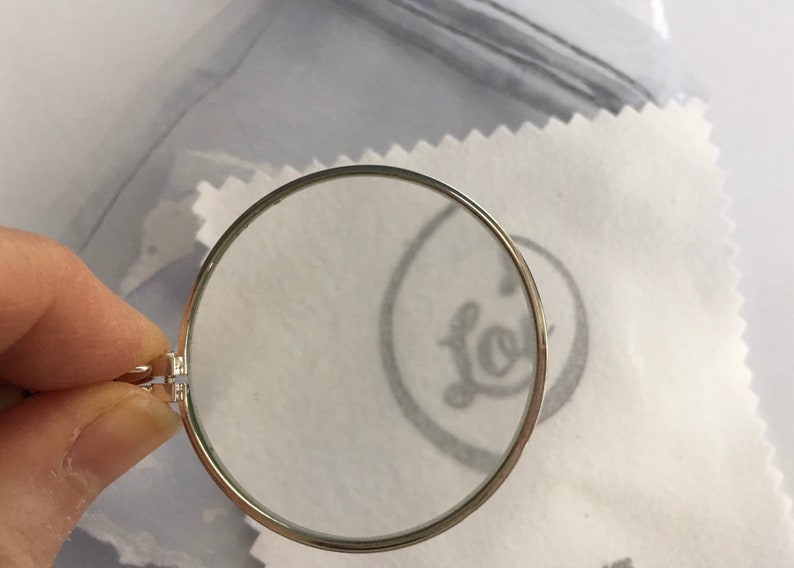 Magnifying Necklace Healing Gem Stone Monocle Necklace - Etsy