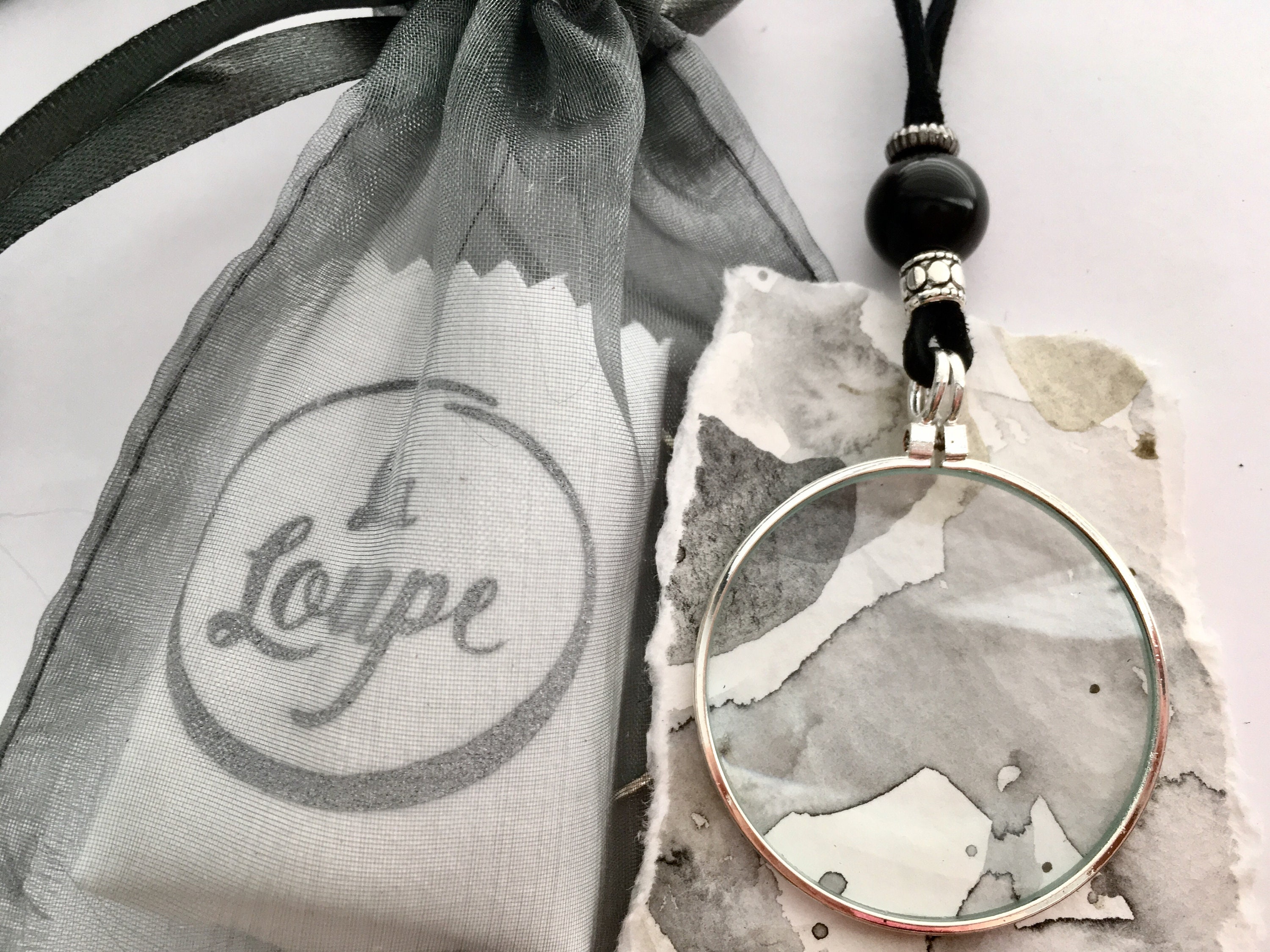 Magnifying Glass Necklace, Magnify Love With Rose Quartz Crystal ...