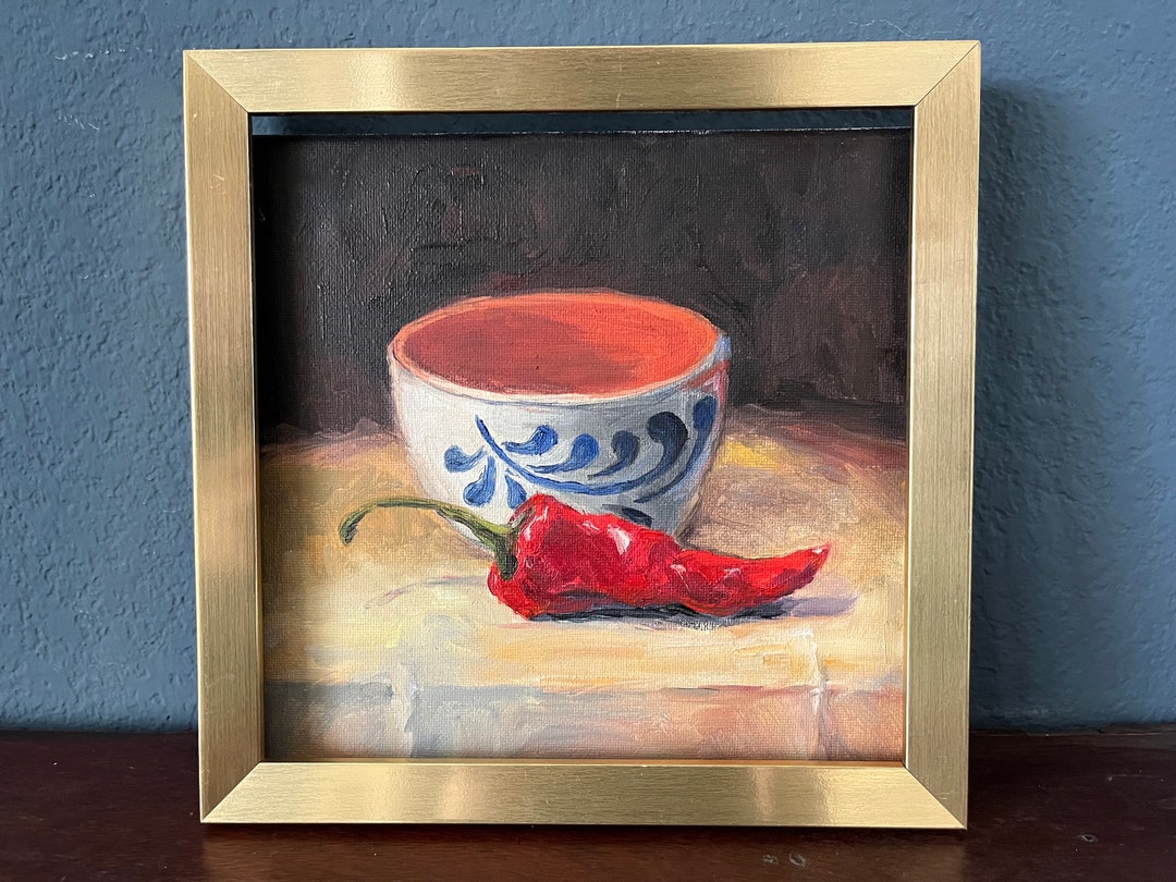 Chili Pepper, Art Print of Original Oil Painting - Etsy