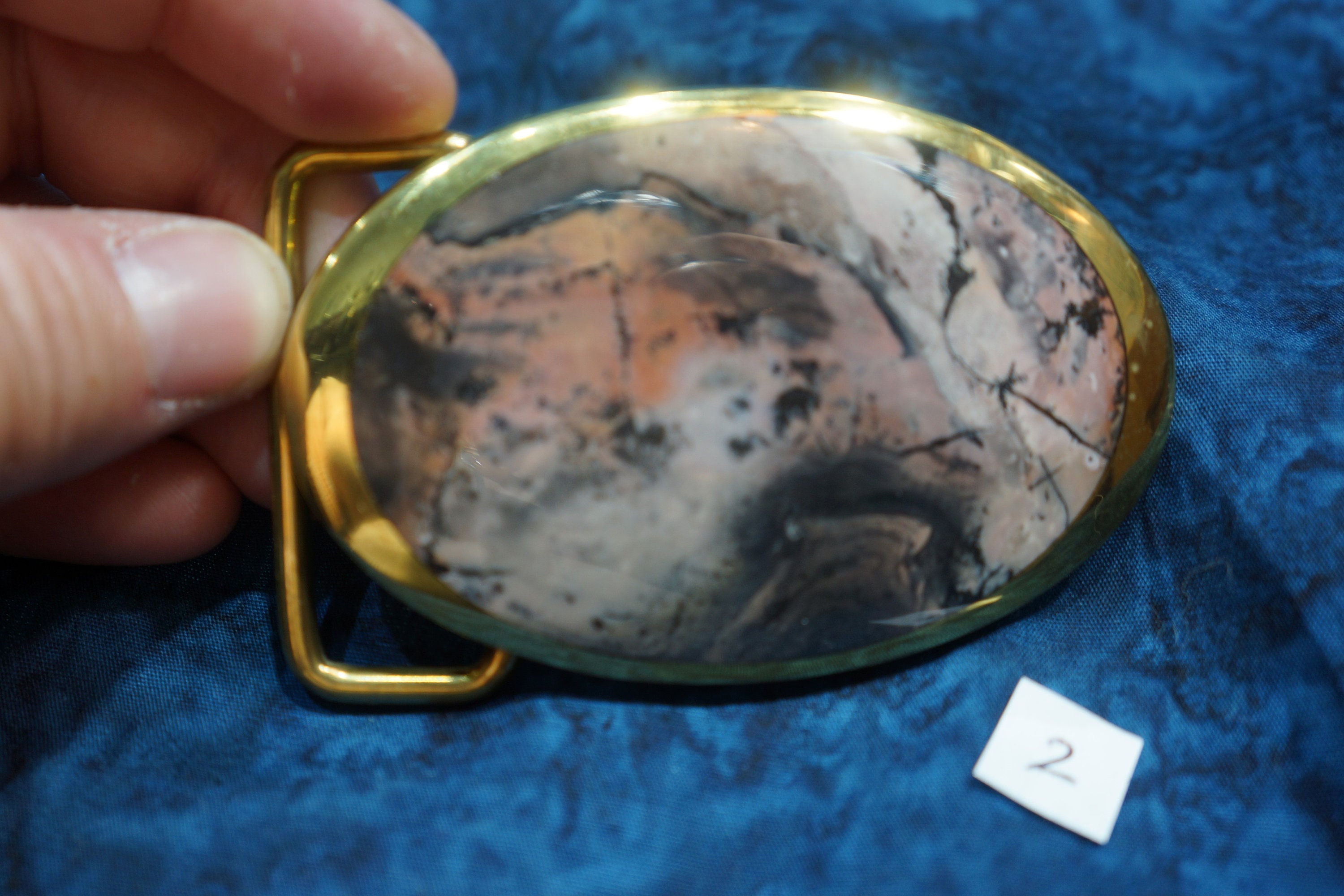 Gemstone and Brass BELT BUCKLES - Etsy