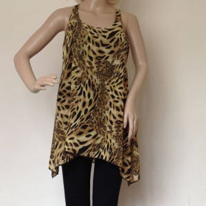 Floaty Sheer Lined Top Small to Medium and Large Size - Etsy