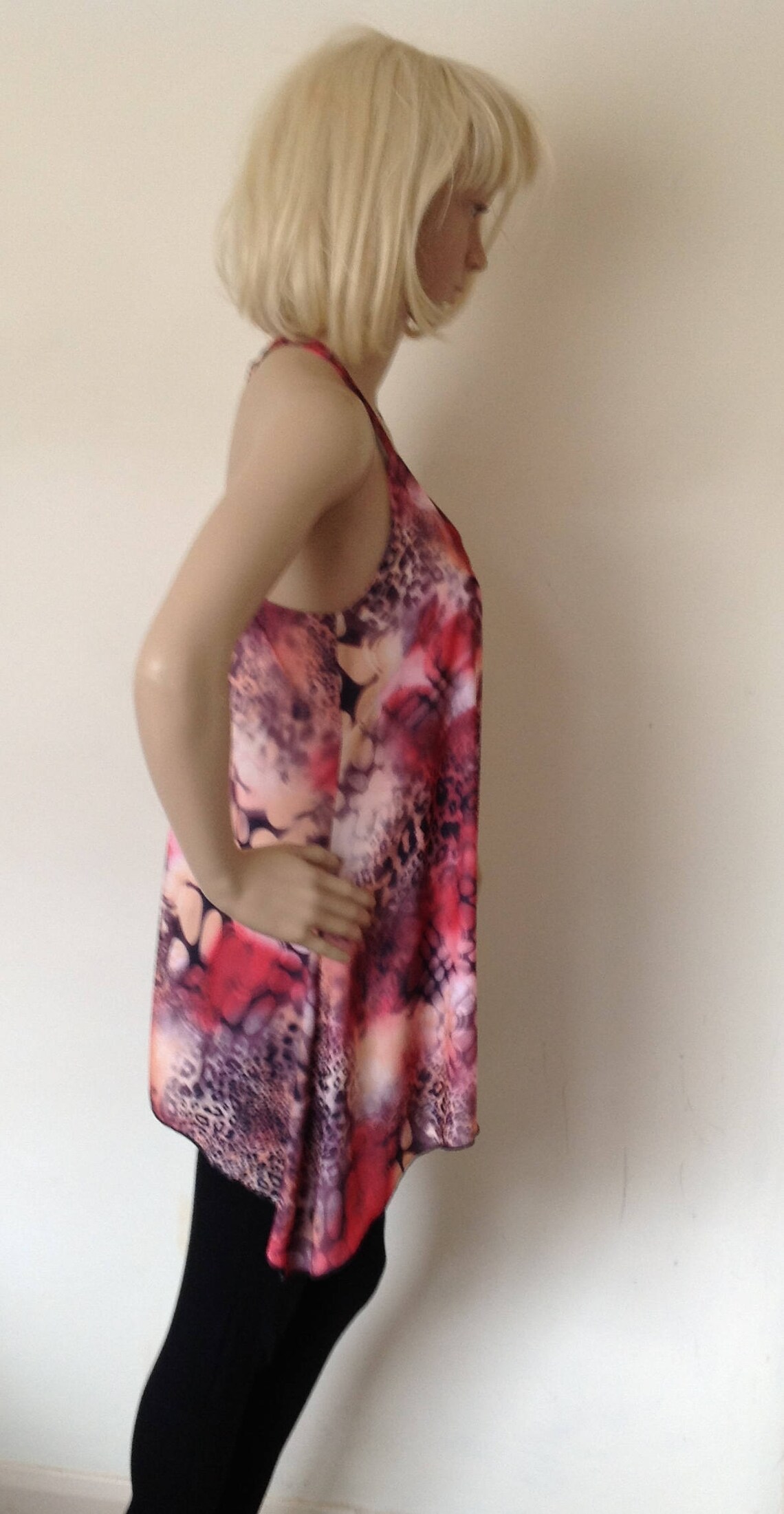 Floaty Sheer Lined Top Small to Medium and Large Size | Etsy