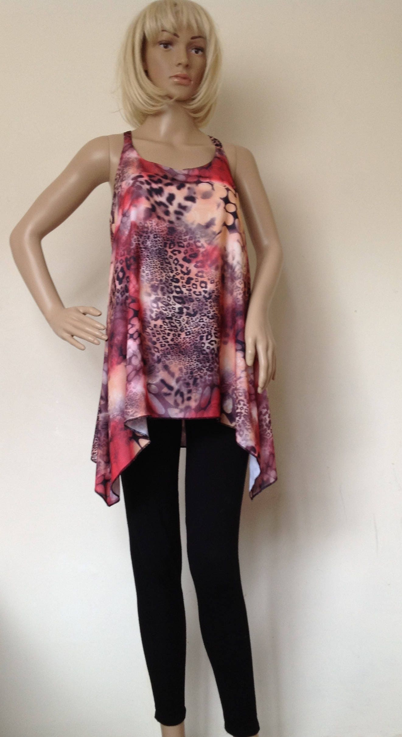 Floaty Sheer Lined Top Small to Medium and Large Size - Etsy