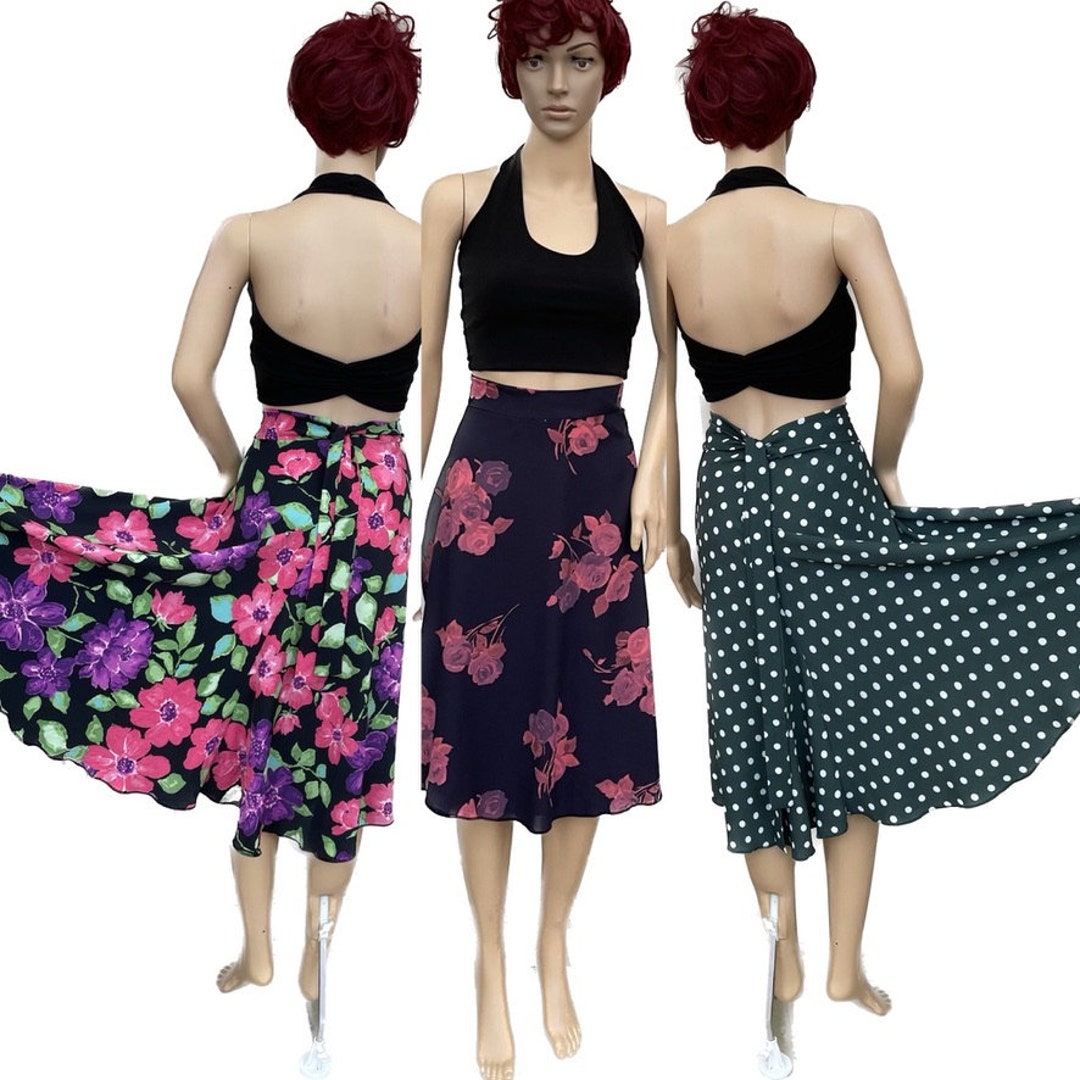 Tango Wrap Skirts in Two Sizes - Etsy