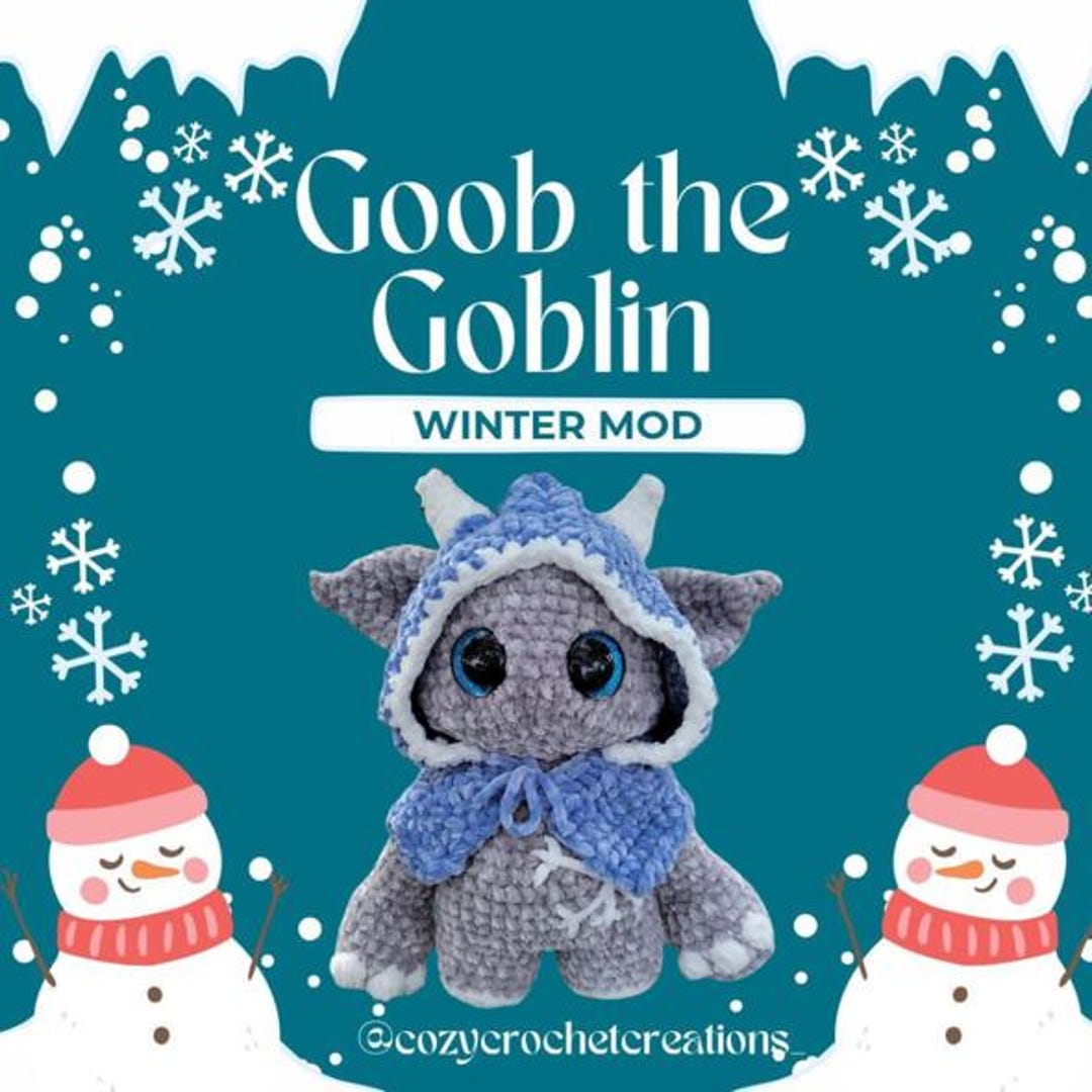 Goob the Goblin Winter Edition - Etsy