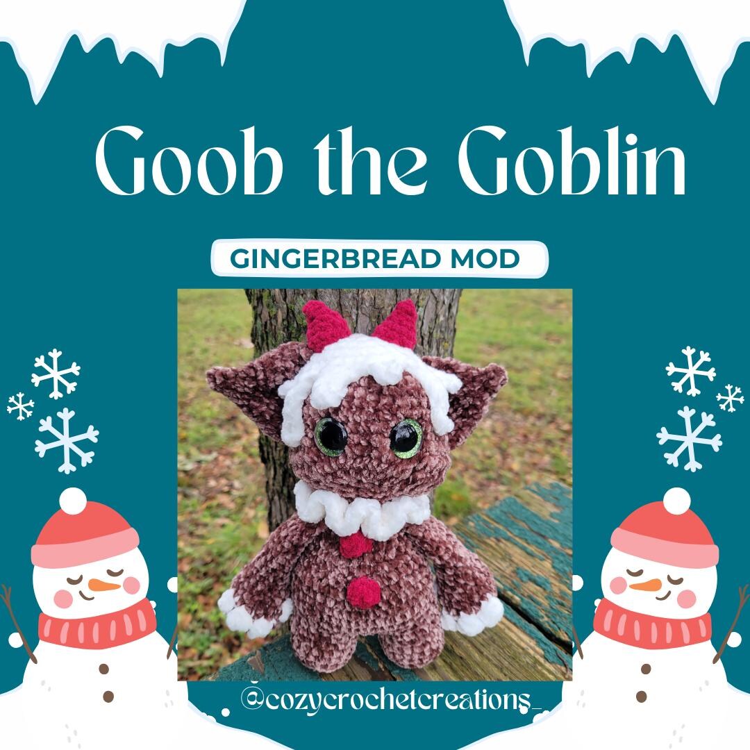 Gingerbread Goblin Crochet Pattern - Etsy