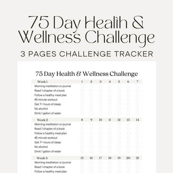Wellness Challenge - Etsy