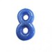 Number 6 Blue Glitter Candle, Blue Birthday Candles, Birthday Cake ...