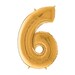 26 Gold Number Balloons, Birthday Party Balloons, Party Decorations ...