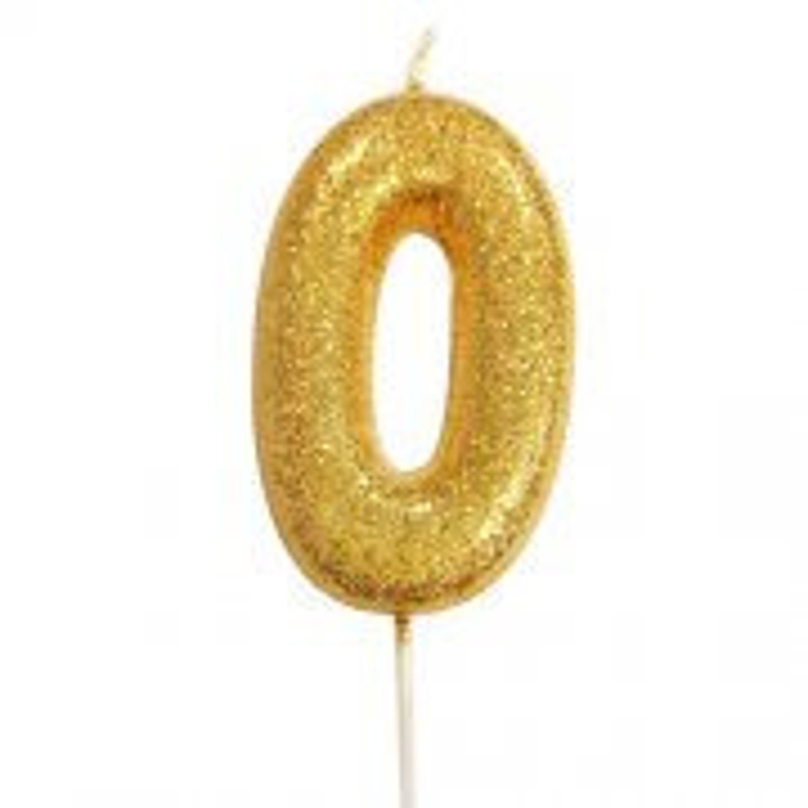 Number 3 Gold Glitter Candle 3rd Birthday Gold Candle - Etsy