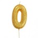 Number 3 Gold Glitter Candle, 3rd Birthday Gold Candle, Birthday Cake ...